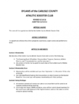 Editable Bylaws Of The Carlisle County Athletic Booster Club Revised ...