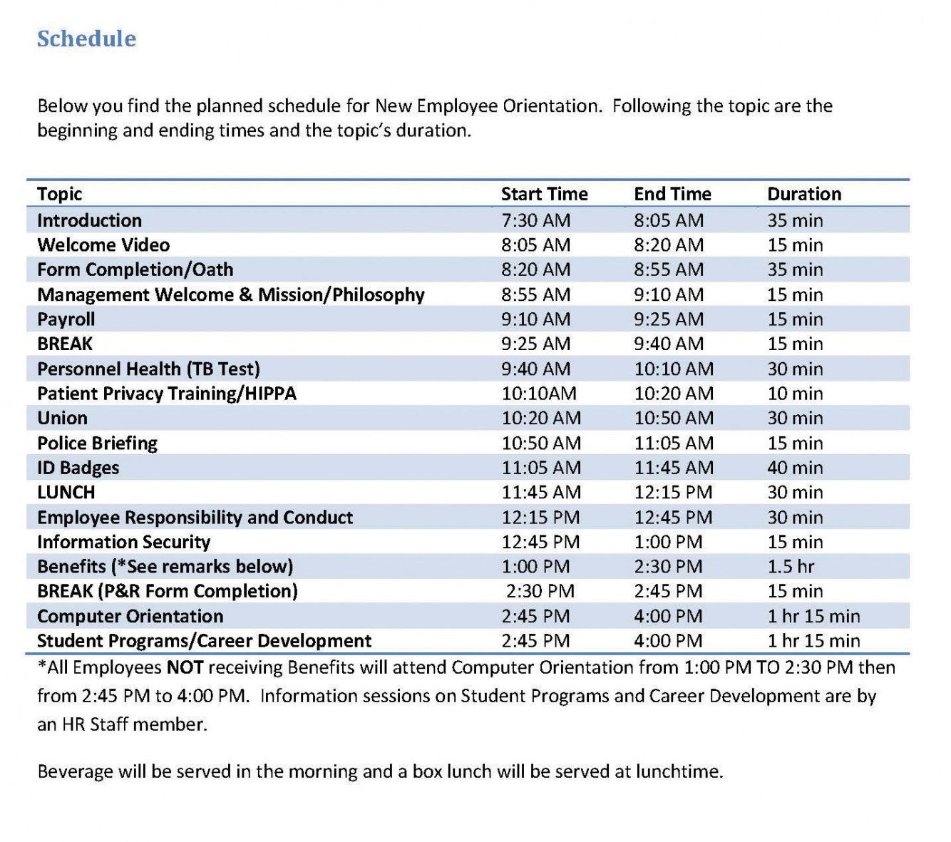 Editable Steps To Take In Training An Employee New Employee Orientation Editable Steps To Take In Training An Employee New Employee Orientation