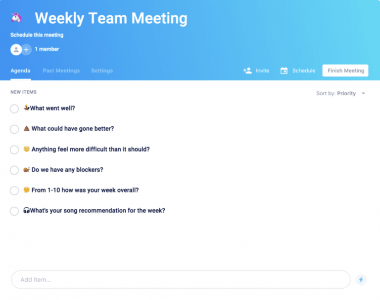 Free 3 Weekly Meeting Agenda Templates Soapbox Collaboration Meeting ...