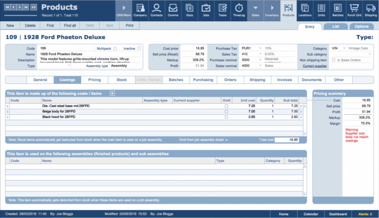 Sample Filemaker Business Templates Jobpro Central Features Purchase ...