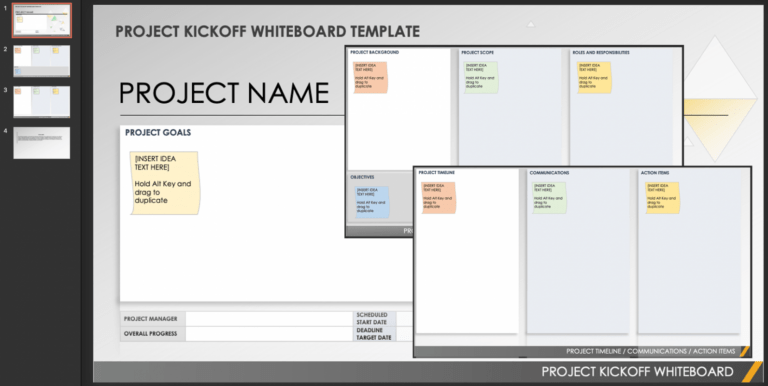 Editable Project Kickoff Deck Template Project Kickoff Agenda Template ...