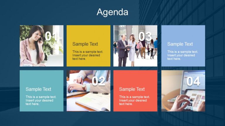Weekly Agenda Slides Template