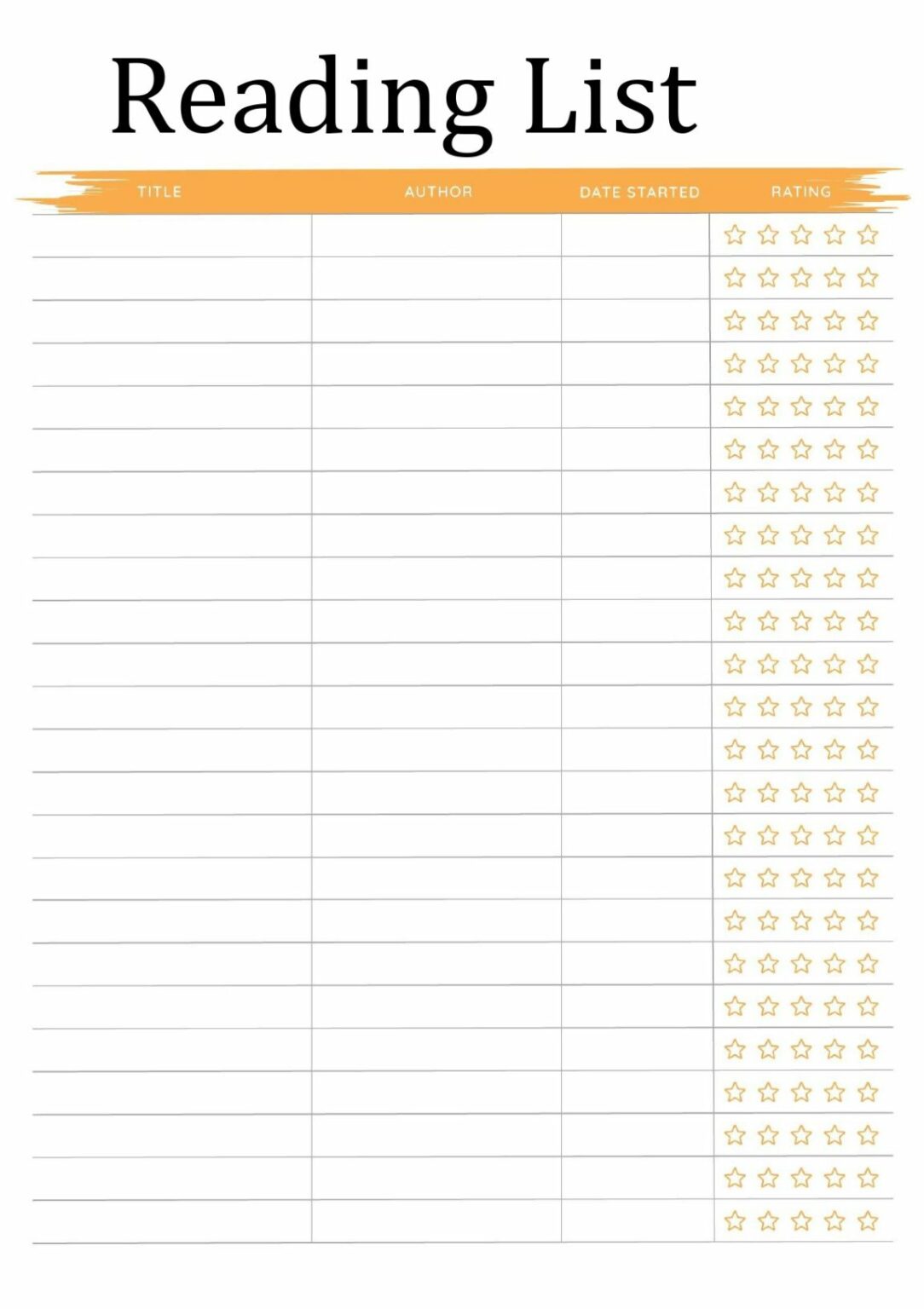 Free Editable July Reading Log Template Word | Wssufoundation