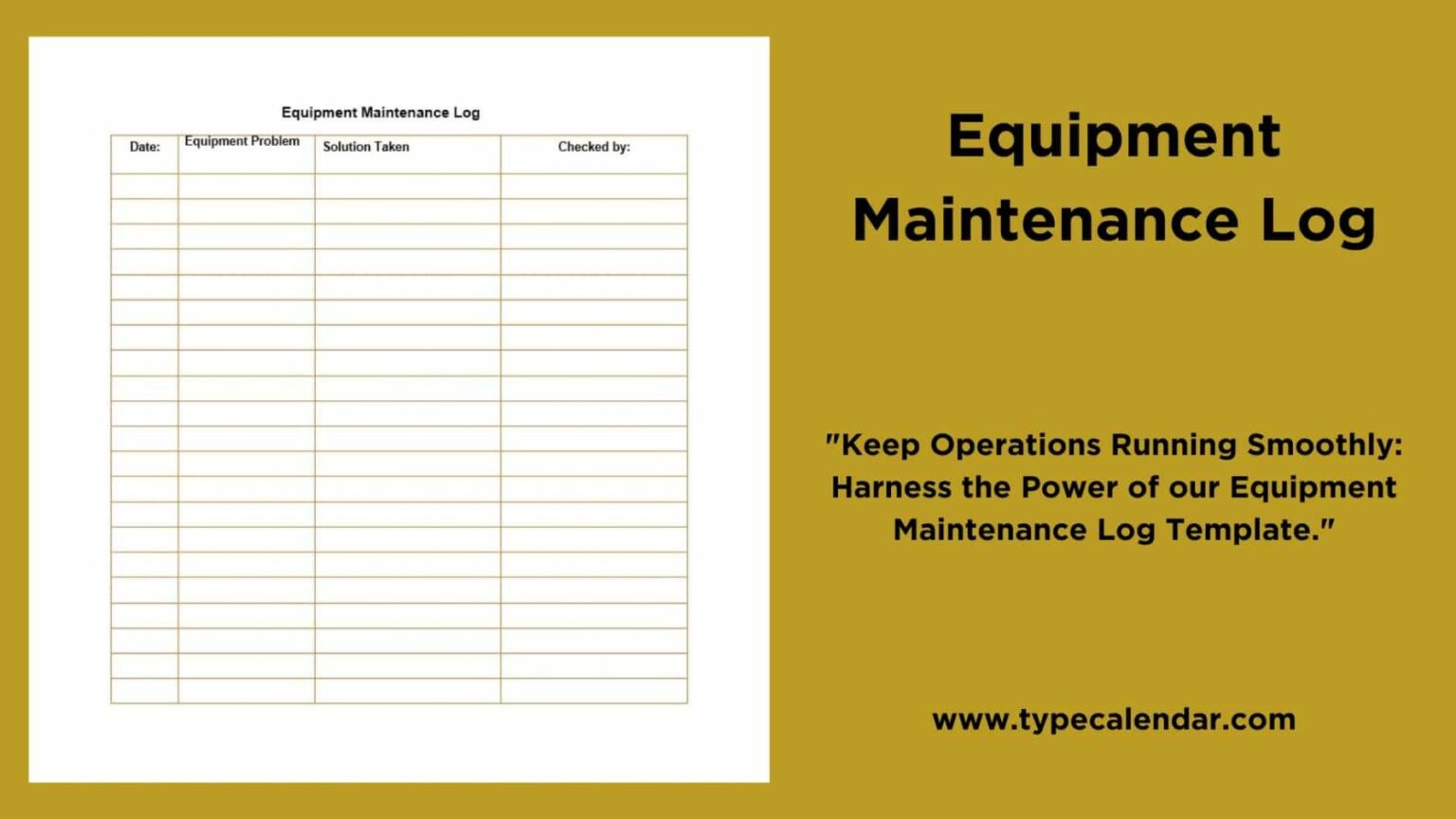 Free Printable Roof Access Log Template Sample | Wssufoundation