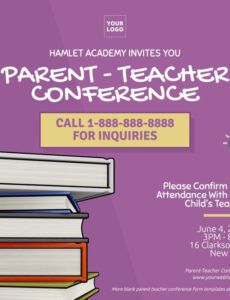 Parent Teacher Conference Agenda Template