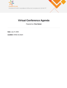 Parent Teacher Conference Agenda Template