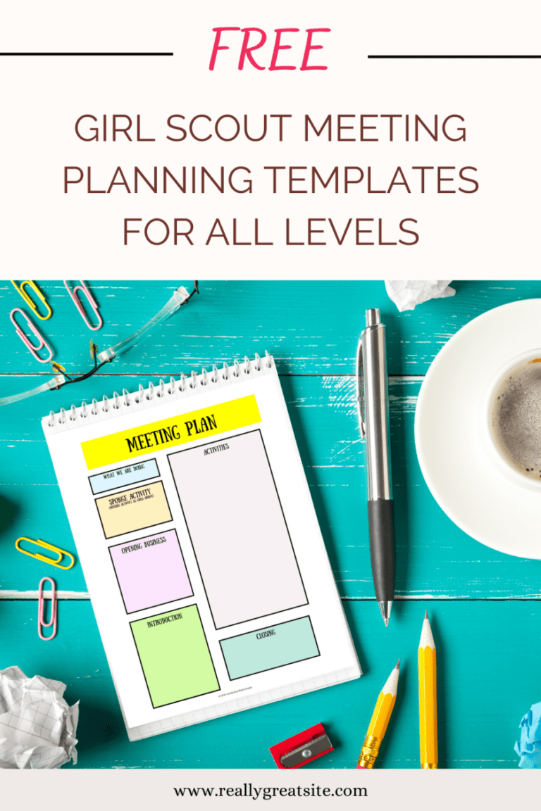 Troop Committee Agenda Template