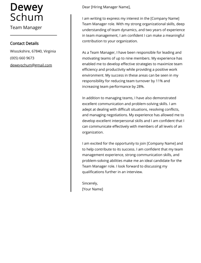 I 485 Cover Letter Template