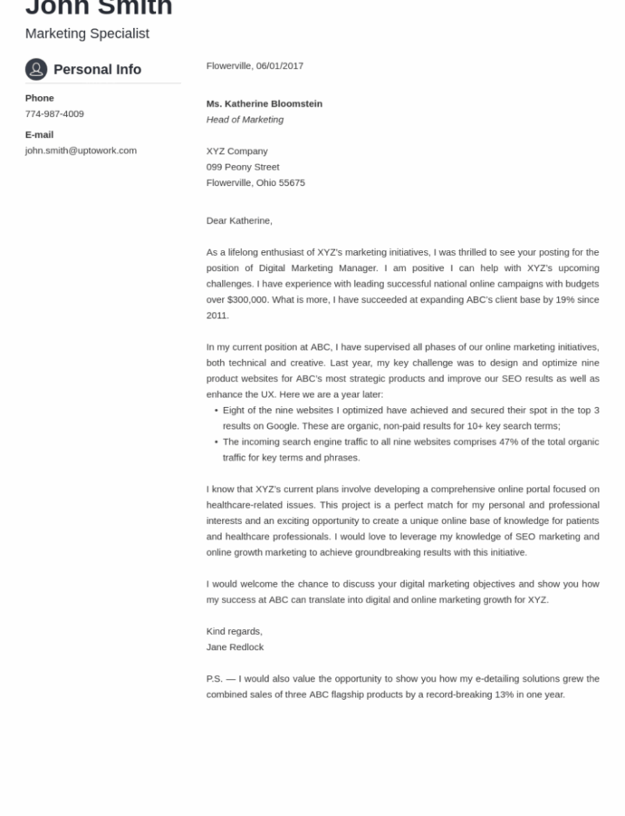 Covering Letter Cover Letter Template